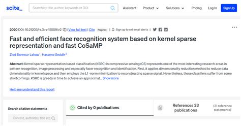 Fast And Efficient Face Recognition System Based On Kernel Sparse