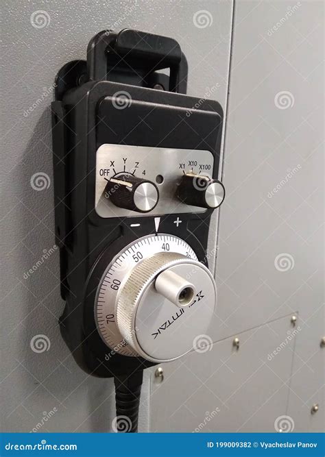 CNC Machine Control Panel Editorial Photography Image Of Gauge 199009382