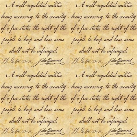 Second Amendment Pattern