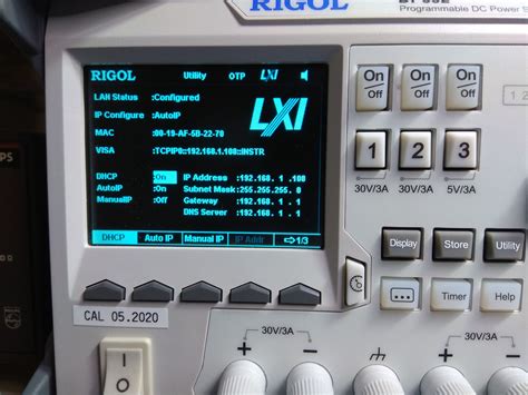 rigol dp832 lxi remote control with python