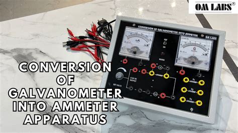 Galvanometer To Ammeter Practical At John Heidt Blog