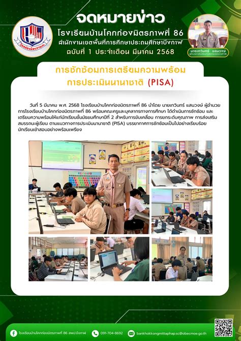 วันที่ 5 โรงเรียนบ้านโคกก่องมิตรภาพที่ 86 สพป บึงกาฬ Facebook