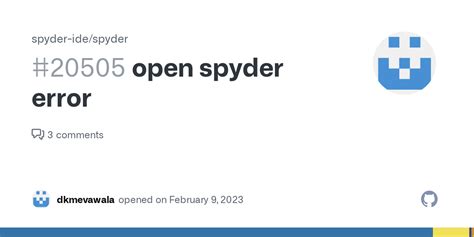 Open Spyder Error Issue Spyder Ide Spyder GitHub