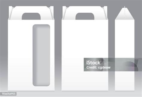 키가 큰 상자 흰색 창 모양은 포장 템플릿 공백을 잘라 디자인 제품 패키지 선물 상자 화이트 박스 포장 종이 크래프트 카드 보드 패키지에 대한 빈 상자 흰색 템플릿 0명에