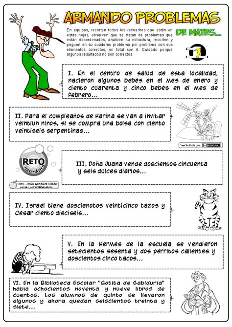 Armando Problemas Actiludis Actividades De álgebra Fichas De