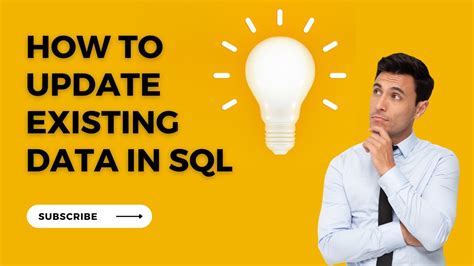 How To Update Data Into Tables In Sql Techu Youtube