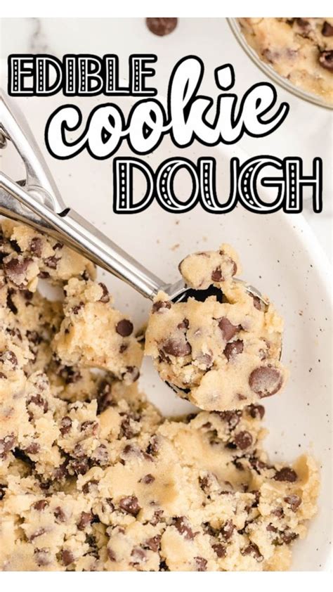 Edible Eggless Cookie Dough Edible Chocolate Chip Cookie Dough