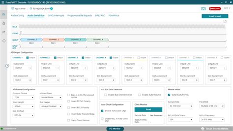 TLV ADC PPC Setting For TDM Master Mode Audio Forum Audio TI E E Support Forums