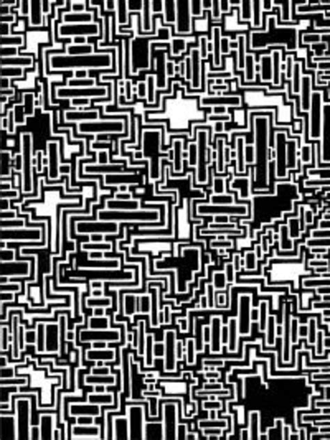 Geometric Rectangles Abstract Art Print Ink Drawing Printable Poster Maximalist Modern Wall Art