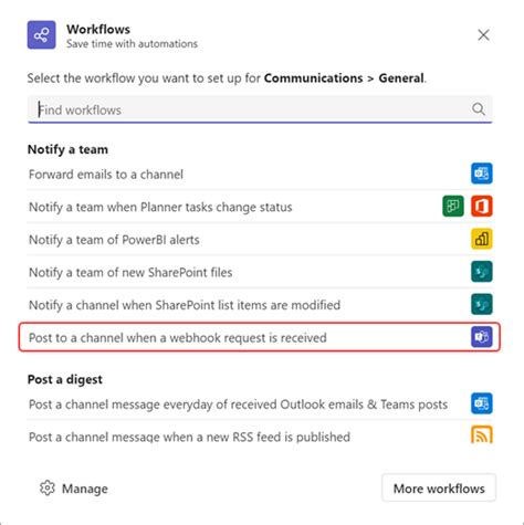 create incoming webhooks with workflows for microsoft teams microsoft