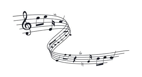 Partitura Musical Conjunto De Notas Musicales Pentagrama De Notas