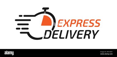 Express Delivery Vector Logo Illustration Stock Vector Image And Art Alamy