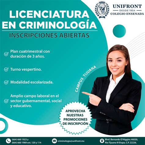 📚licenciatura Unifront Colegio Ensenada Campus Tijuana
