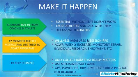 Athlete Monitoring And Workload Management Made Simple Pptx