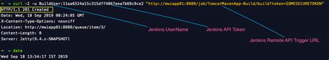 Jenkins Remote Build Trigger Build Jobs With And Token