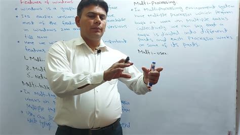 Features Of Windows Multitasking Multiprocessing Multi User