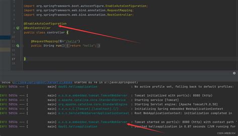 Springboot Tomcat无法启动springboot Tomcat未启动 Csdn博客