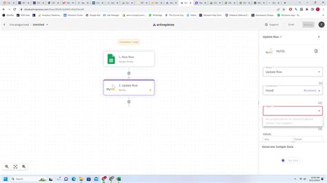 How To Test MySql Connection Its Showing Unexpected Error When Selecting Table Discussions