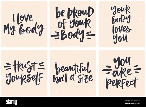 Self Love Quotes Stock Vector Images Alamy
