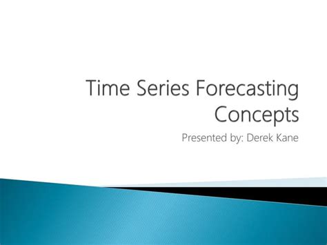 Data Science Part X Time Series Forecasting Pdf
