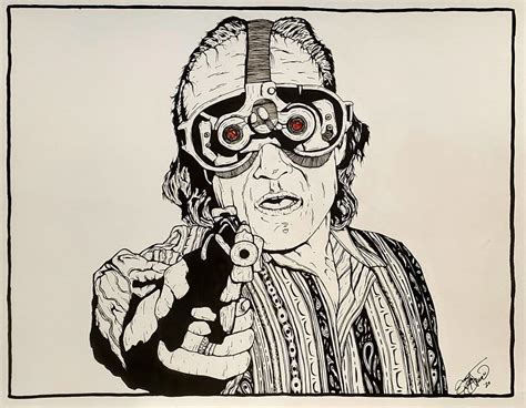 Finished My Drawing Of Buffalo Bill From Silence Of The Lambs Last