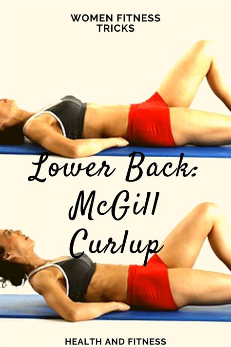 Lower Back McGill Curl Up Exercise