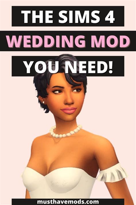 the sims 4 wedding mod you need in your game for more realistic