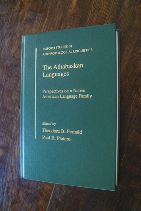 Athabaskan Languages Perspectives On A Native American Language