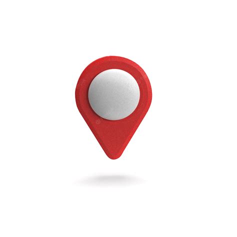 Premium Photo Red Gps Pointer Red Map Pointer Isolated Three Dimensional Rendering 3d