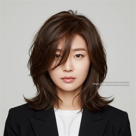 여자 중단발 레이어드컷 스타일링 비법 헤어 길이별 연출법과 제품 추천