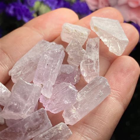 Pink Kunzite Crystal Raw Pink Kunzite Kunzite Gemstone Kunzite