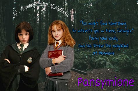 Pansy Parkinson X Hermione Granger Edit Made By Me Harry Potter Amino
