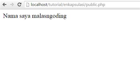 php oop part 4 pengertian enkapsulasi public private protected