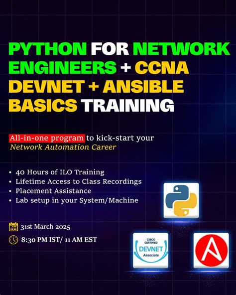 cisco pcne ccnadevnet python networkengineer ansible pynetlabs