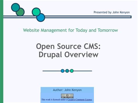 Ppt Open Source Cms Drupal Overview Powerpoint Presentation Free