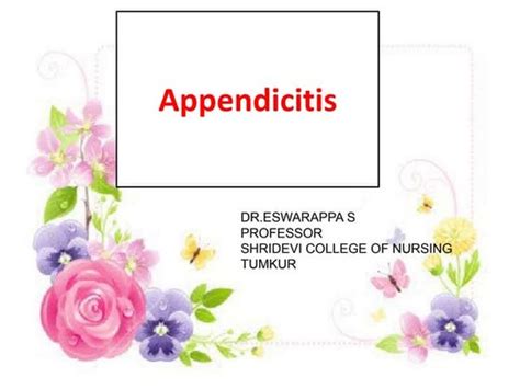 Appendicitis Pptx