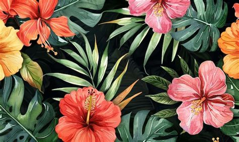84000 Tropical Flowers Wallpaper Pictures