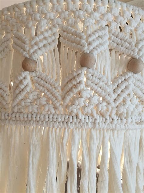 Macrame Lamp Hanging Victorian Style Home Decor Handmade Etsy