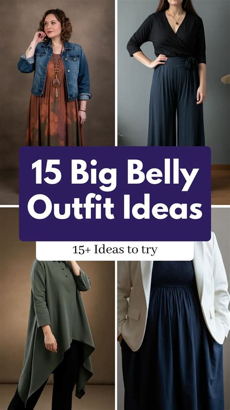 15 Stylish Big Belly Outfit Ideas Style For Big Belly Women Outfits