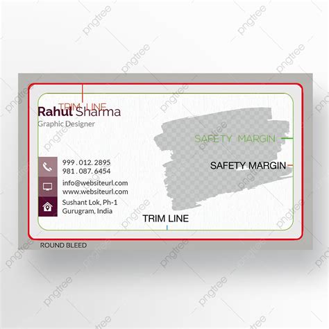 방문 카드 일러스트 템플릿 Psd 다운로드 디자인 자료 다운로드