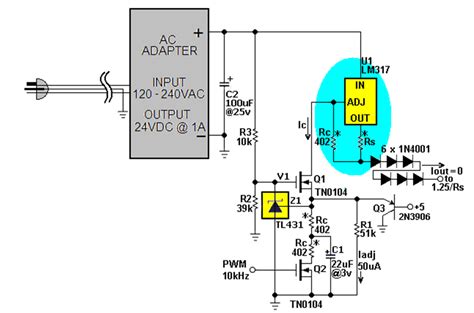 Pwm Programmed Lm317 Constant Current Source Edn