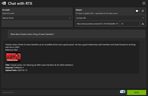 Nvidia Chat With RTX Runs A ChatGPT Style Application On Your GPU That Works With Your Local