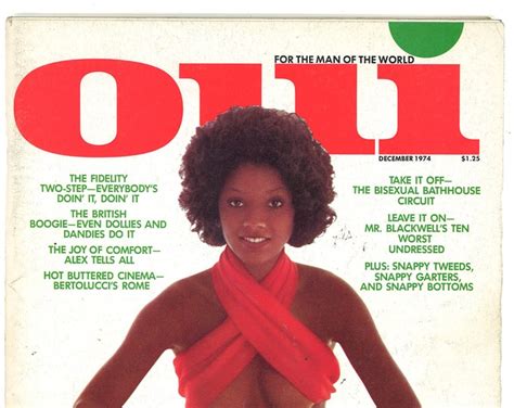 Oui December 1974 Adult Magazine Etsy