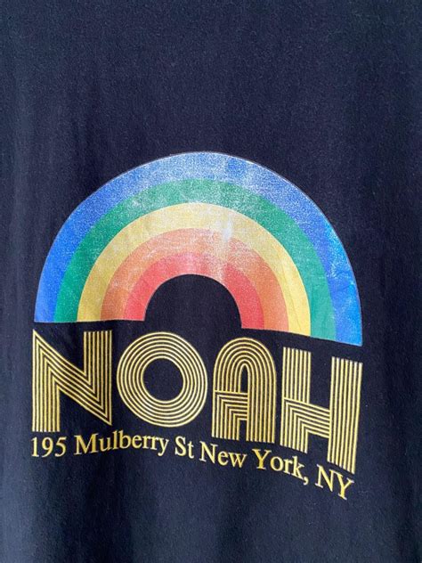 Noah Rainbow Shirt Mens Fashion Tops And Sets Tshirts And Polo Shirts On Carousell