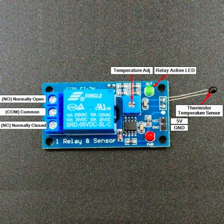 Relay Temperature Sensor