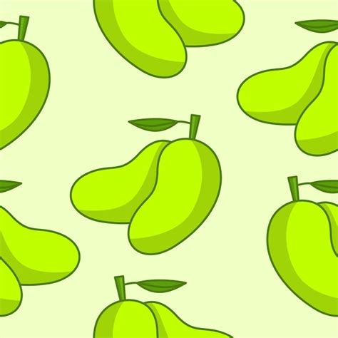 Premium Vector Vector Premium Pattern Mango Illustration