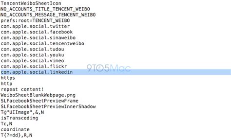 apple testing system wide integration of linkedin in ios 7