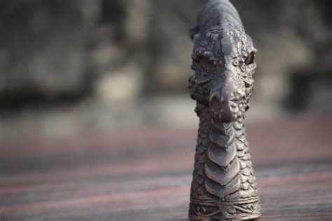 Antique Dragon Walking Stick Handle Shaft Unique Walk… Gem