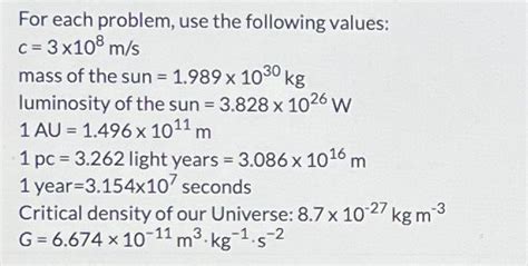 Solved Suppose A Universe Is Spatially Flat And At Some