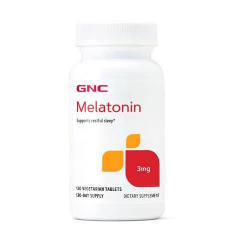 Gnc Melatonin 3mg 120ш Vegetarian Tablets 4 сарын хэрэглээ Banana Mall